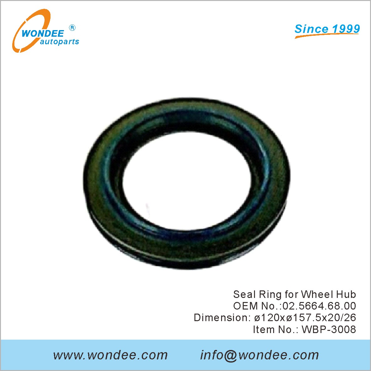 BPW Type Seal Ring, Dust Cover, Repair Kit, Brake Bushing, Brake Shoe ...