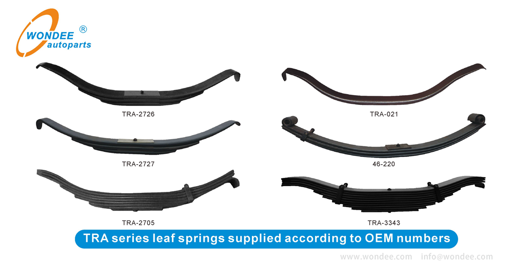 OEM TRA Series Leaf Springs for Light Duty Trailer in North American ...