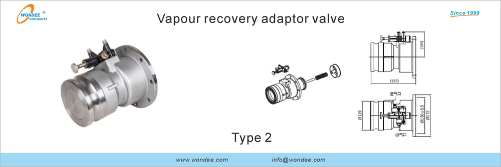 Vapour Recovery Adaptor Valve for Fuel Tanker Truck Parts - Buy Vapour ...