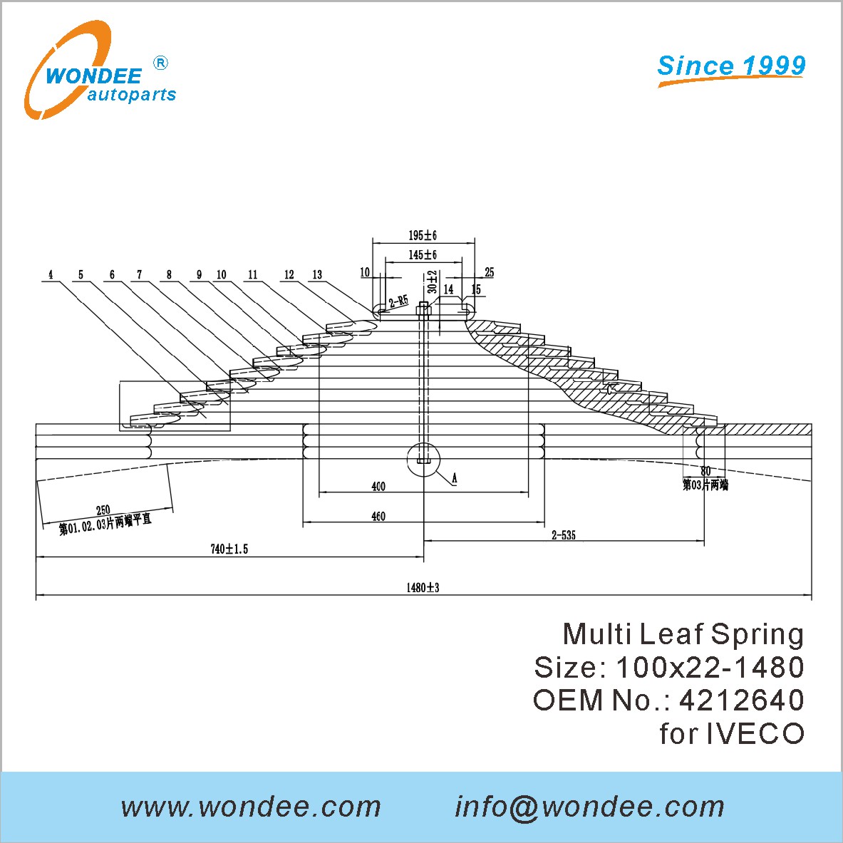 Different Type OEM Number Leaf Springs Air Linkers for Trailers ...