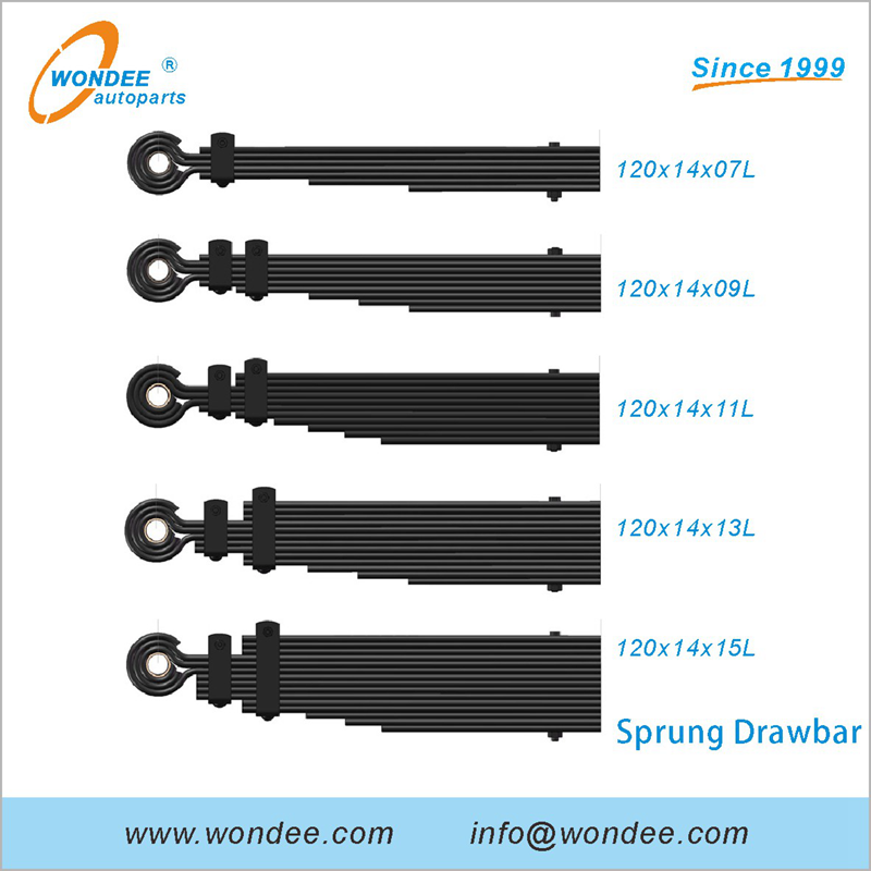 Sprung Heavy Duty and Light Duty Drawbar for Agricultural Trailers ...
