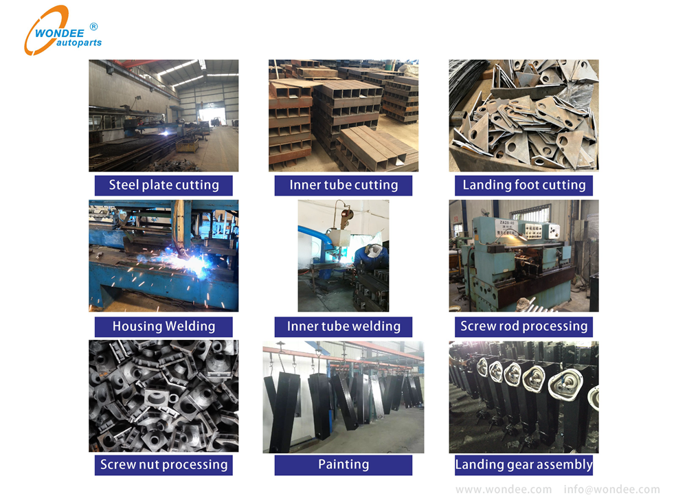 Components of Landing Gears Include Landing Feet, Crank Handles ...