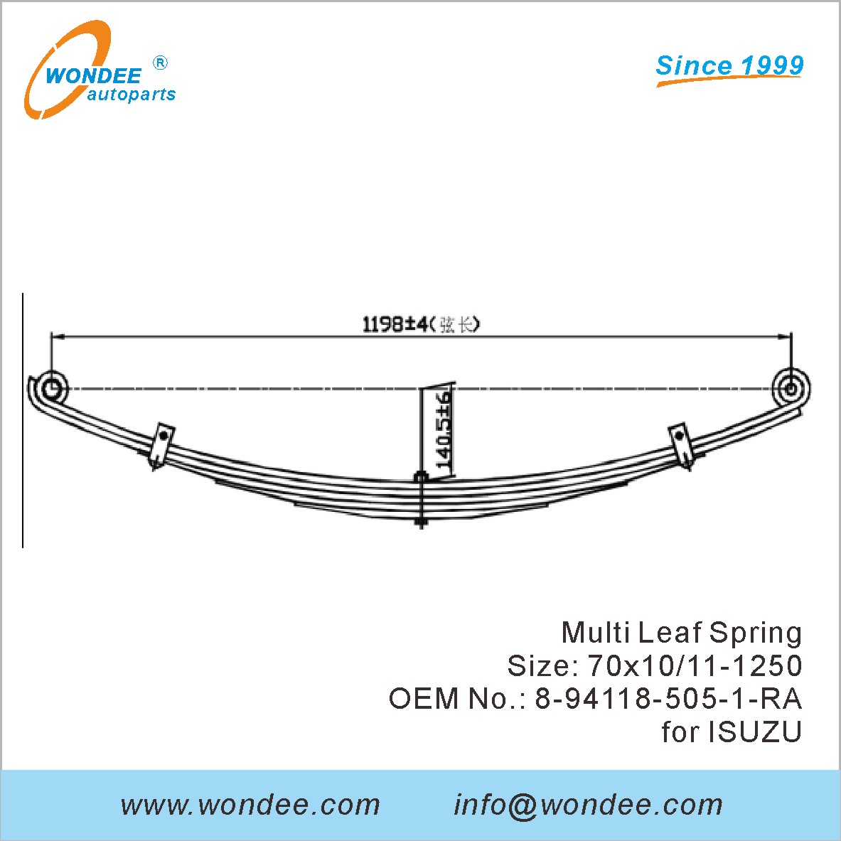 Different Type OEM Number Leaf Springs Air Linkers for Trailers ...