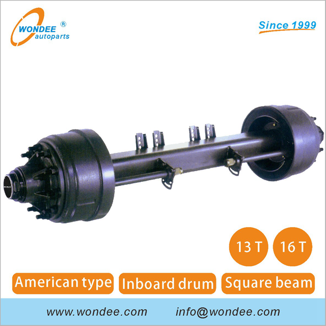 Trailer Axles Series Products - Wondee Autoparts