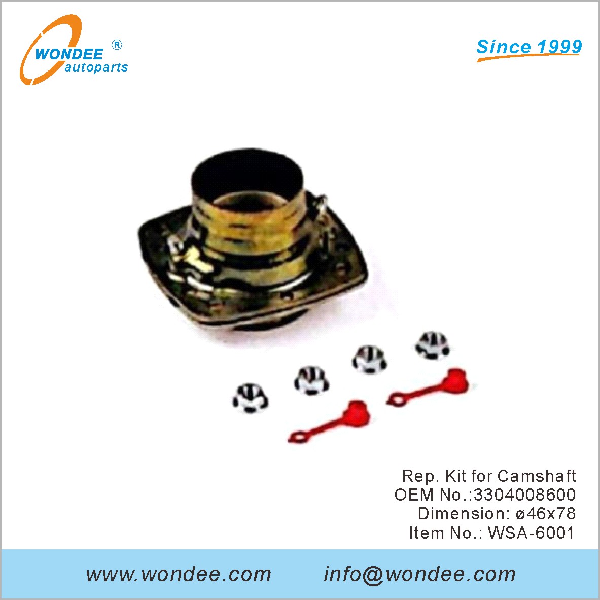 SAF Type Rubber Bushing, Hub Cap, Repair Kits, Spherical Bearing ...