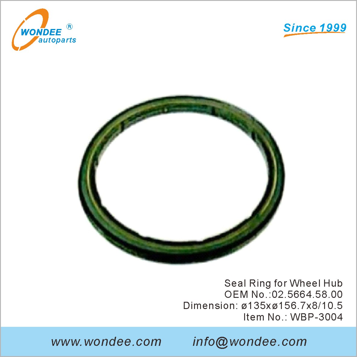 BPW Type Seal Ring, Dust Cover, Repair Kit, Brake Bushing, Brake Shoe ...